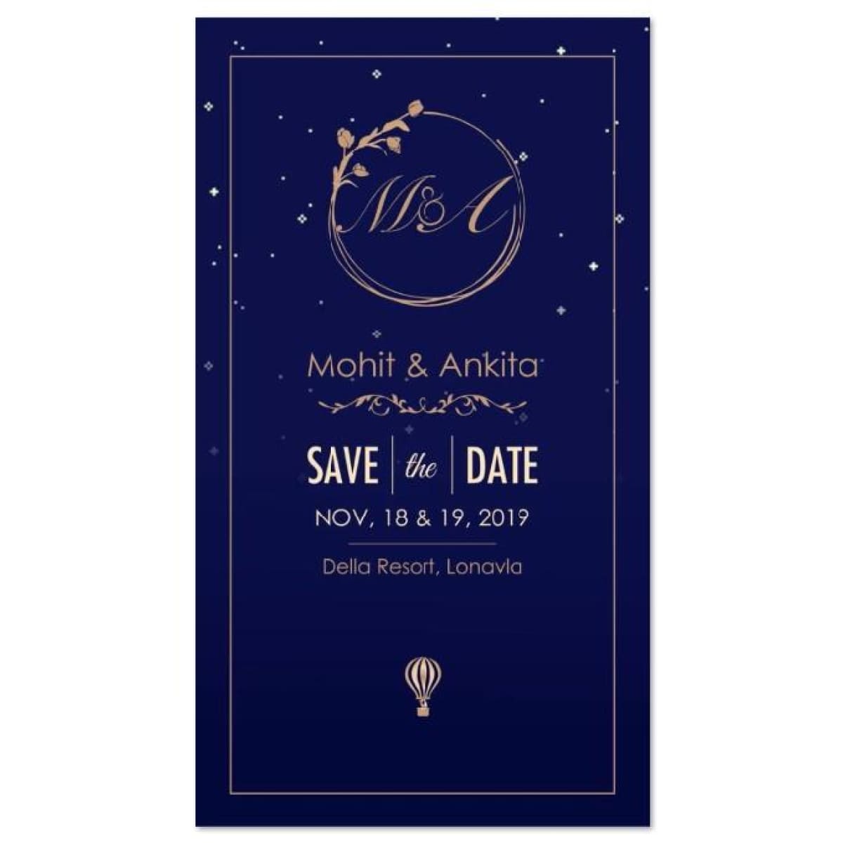 Animated Digital Save The Date Cards Custom Evite RDEV-3 - Raniti LLC - Custom Invitations ...
