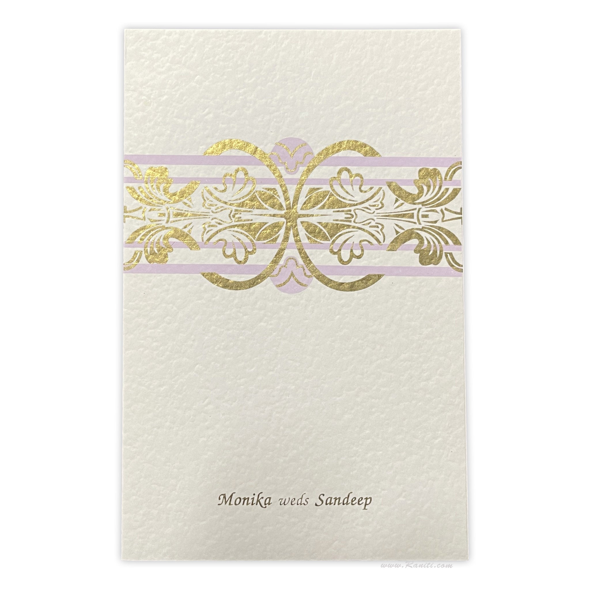 White Classic Portrait Custom Invitation Card with Multiple Inserts ...