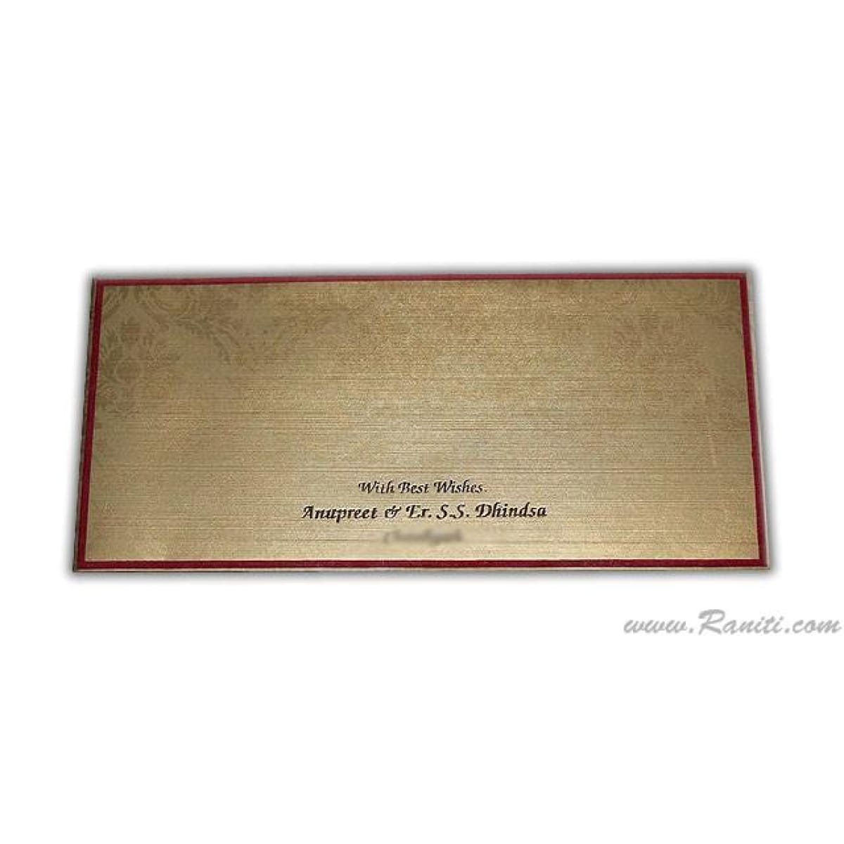Custom Personalized Money Gift Check Envelope with Damask and Foil ...