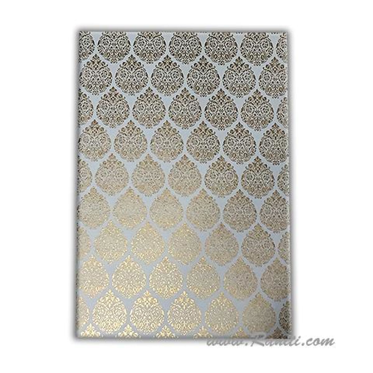 Pearl White Classic Custom Invitation Card with Multiple Inserts in ...