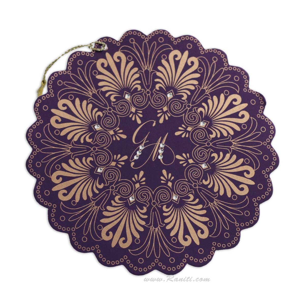 Unique Shaped Custom Invitation Card, Curved Edges Classic Invitation ...